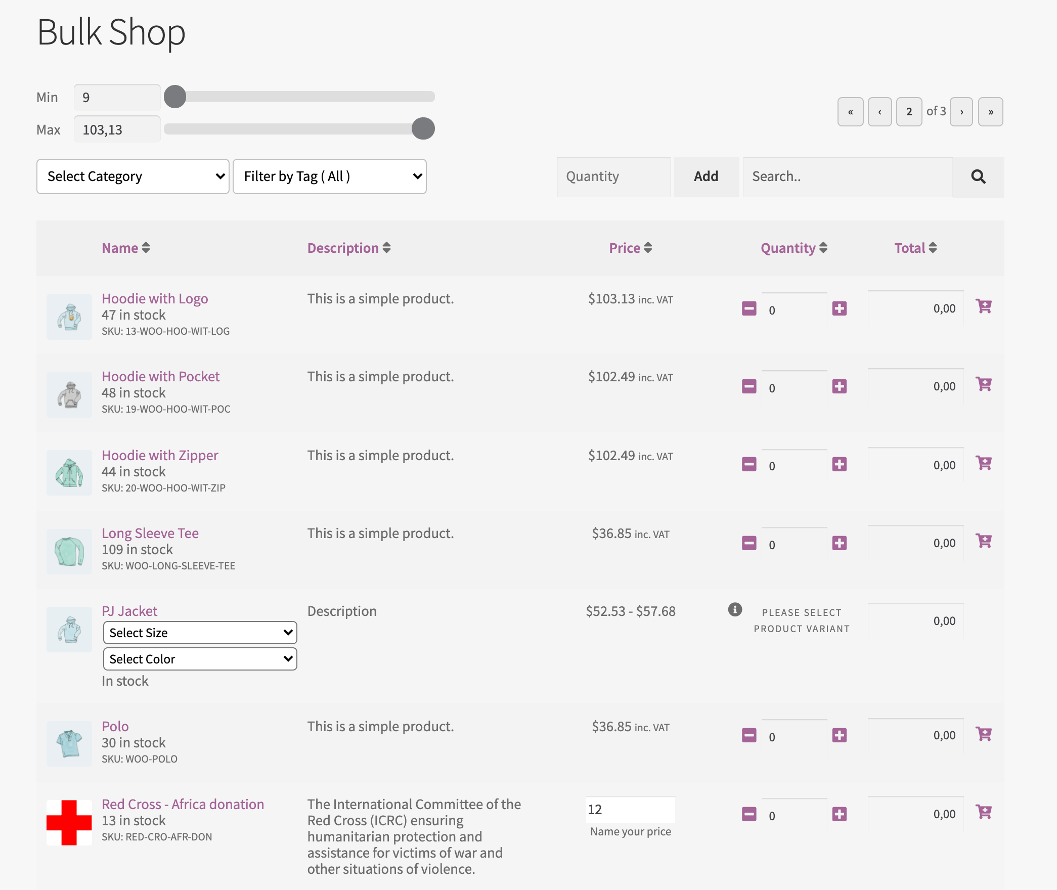 Bulk Shop - WooCommerce Marketplace