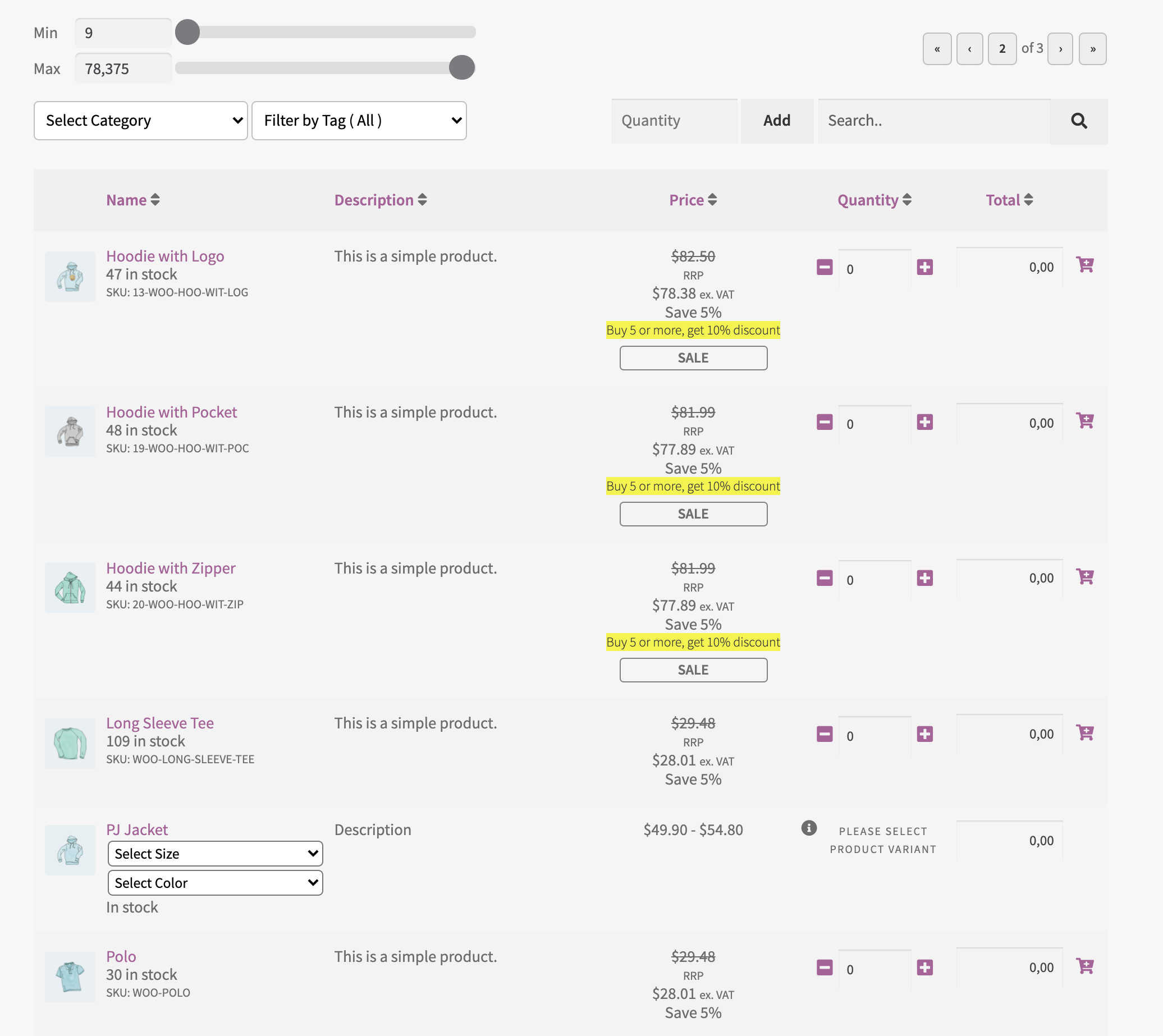 Bulk Shop for WooCommerce - WooCommerce