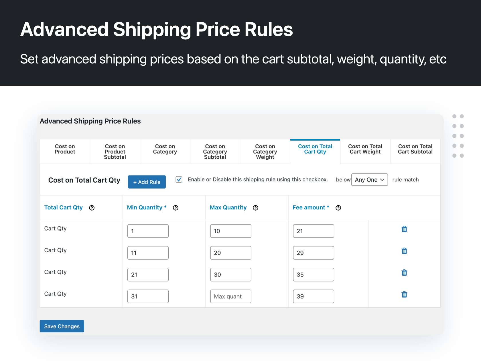 Advanced Flat Rate Shipping Method for WooCommerce - WooCommerce ...