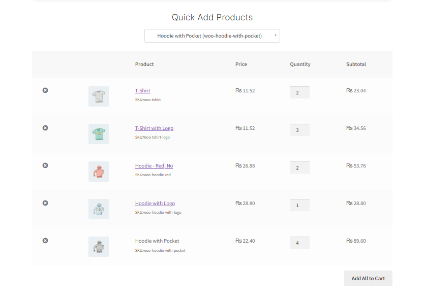 Extend B2b Quick Order For Woocommerce Woocommerce Marketplace