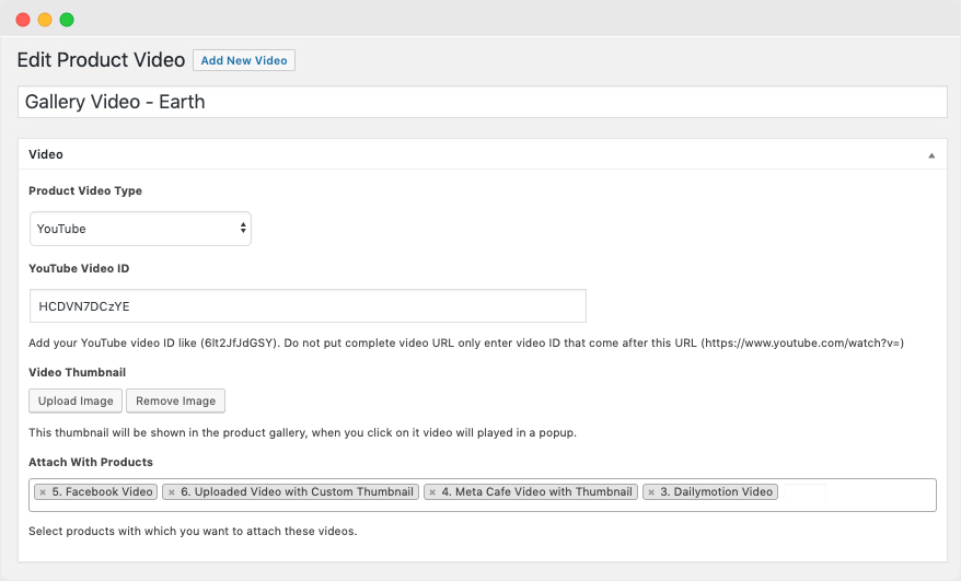 WooCommerce Product Video: Featured & Gallery Video Plugin