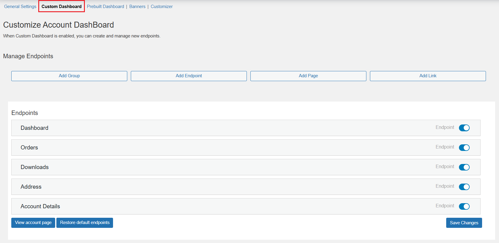 Customize WooCommerce My Account Page and User Dashboard