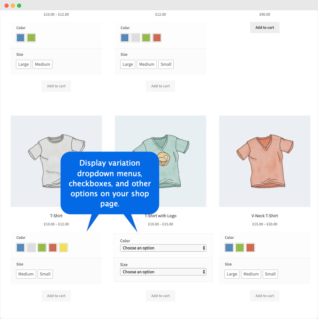 WooCommerce Products by Attribute: Show Variations on Shop