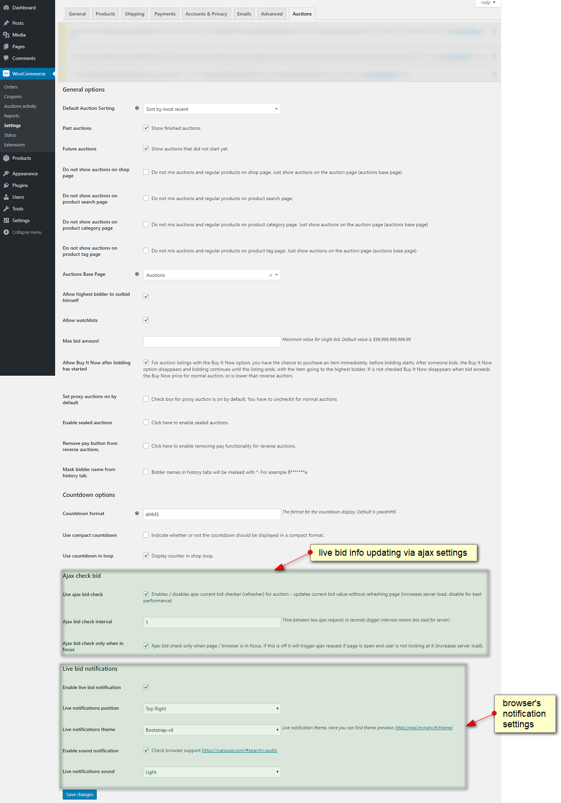Auctions for WooCommerce - WooCommerce Marketplace