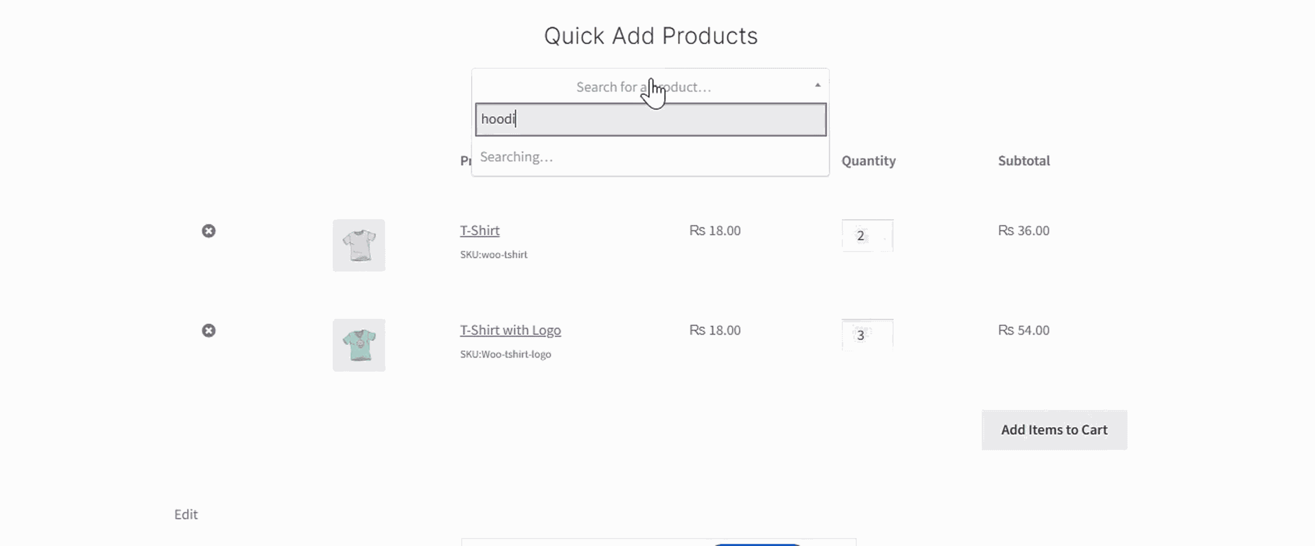 Extend B2b Quick Order For Woocommerce Woocommerce Marketplace