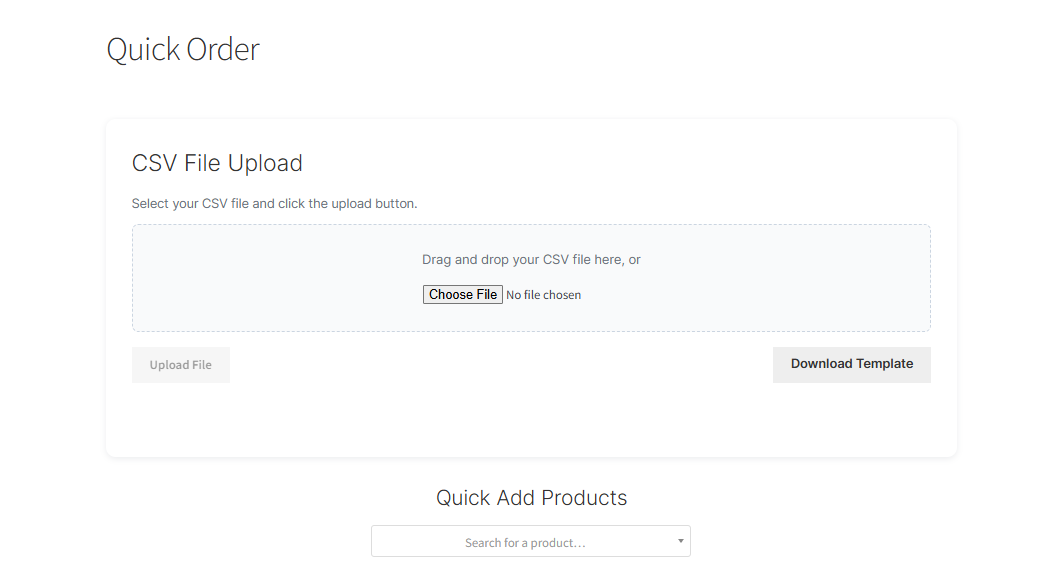 Extend B2b Quick Order For Woocommerce Woocommerce Marketplace