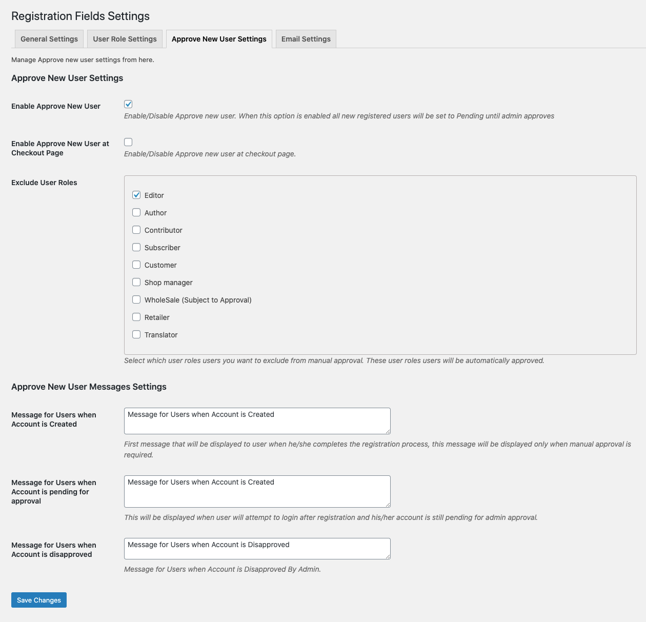 Custom User Registration Fields - WooCommerce
