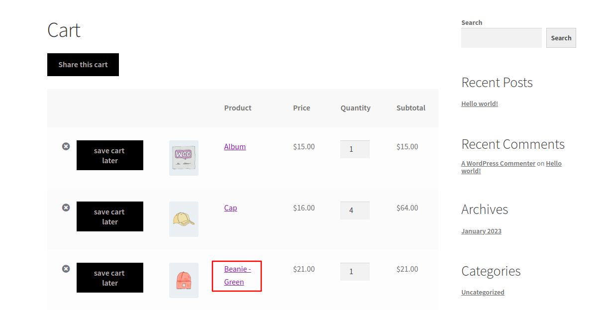 Save Cart Later For Woocommerce Guide Wp Swings