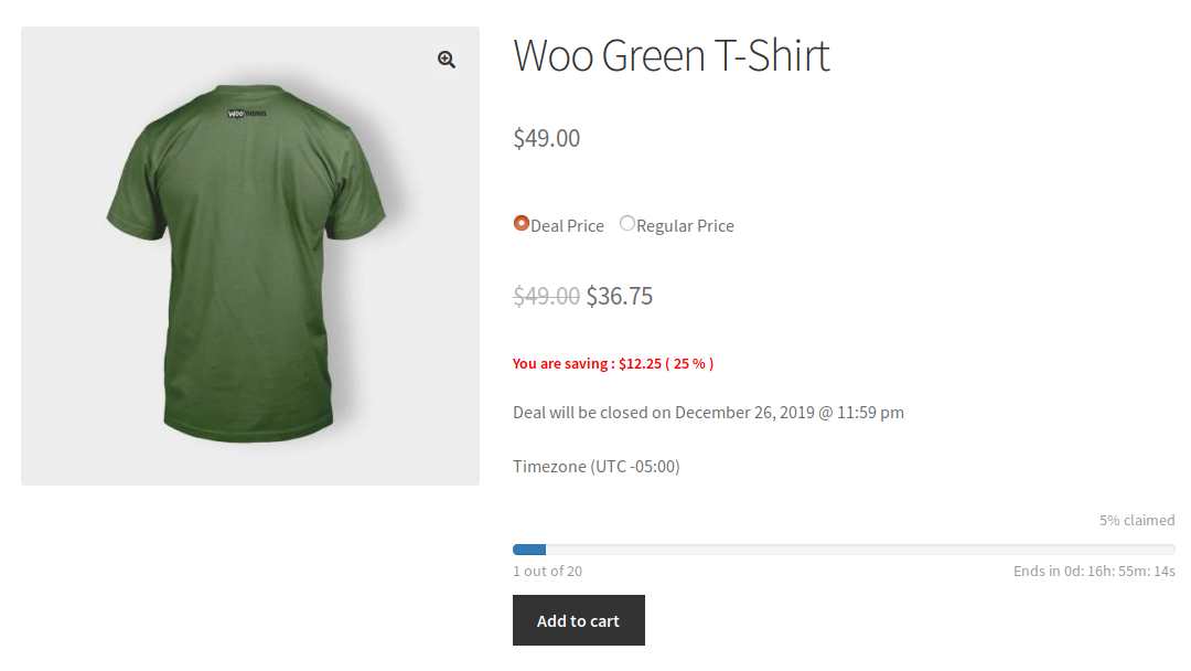 Deals for WooCommerce – Product Deals, Payment Gateway Deals, Shipping ...