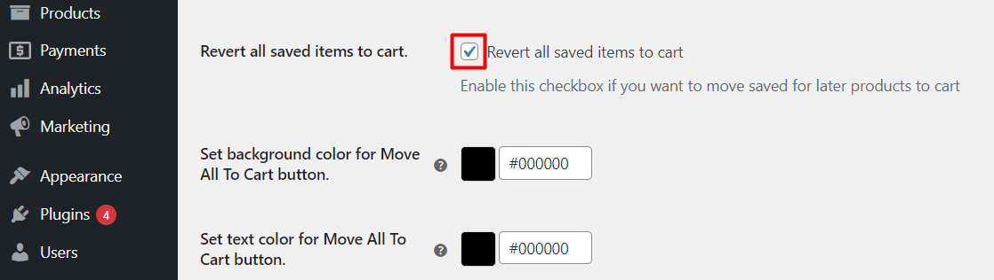 Save Cart Later For Woocommerce Documentation Wp Swings