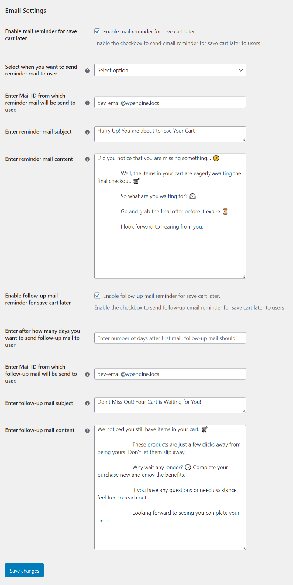 Save Cart Later for WooCommerce Guide | WP Swings