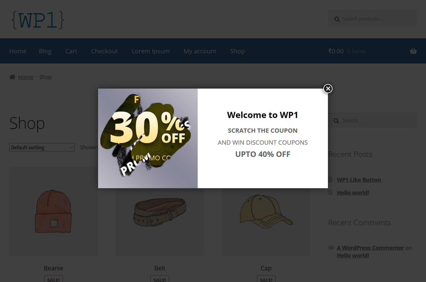 Scratch Coupon for WooCommerce - WooCommerce Marketplace