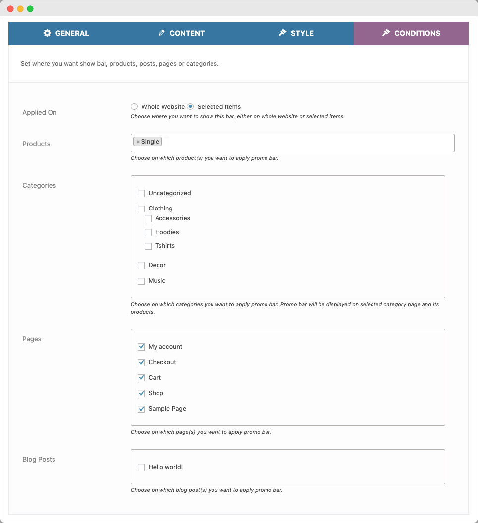 Top Bar WordPress & WooCommerce Plugin - Notification Bar