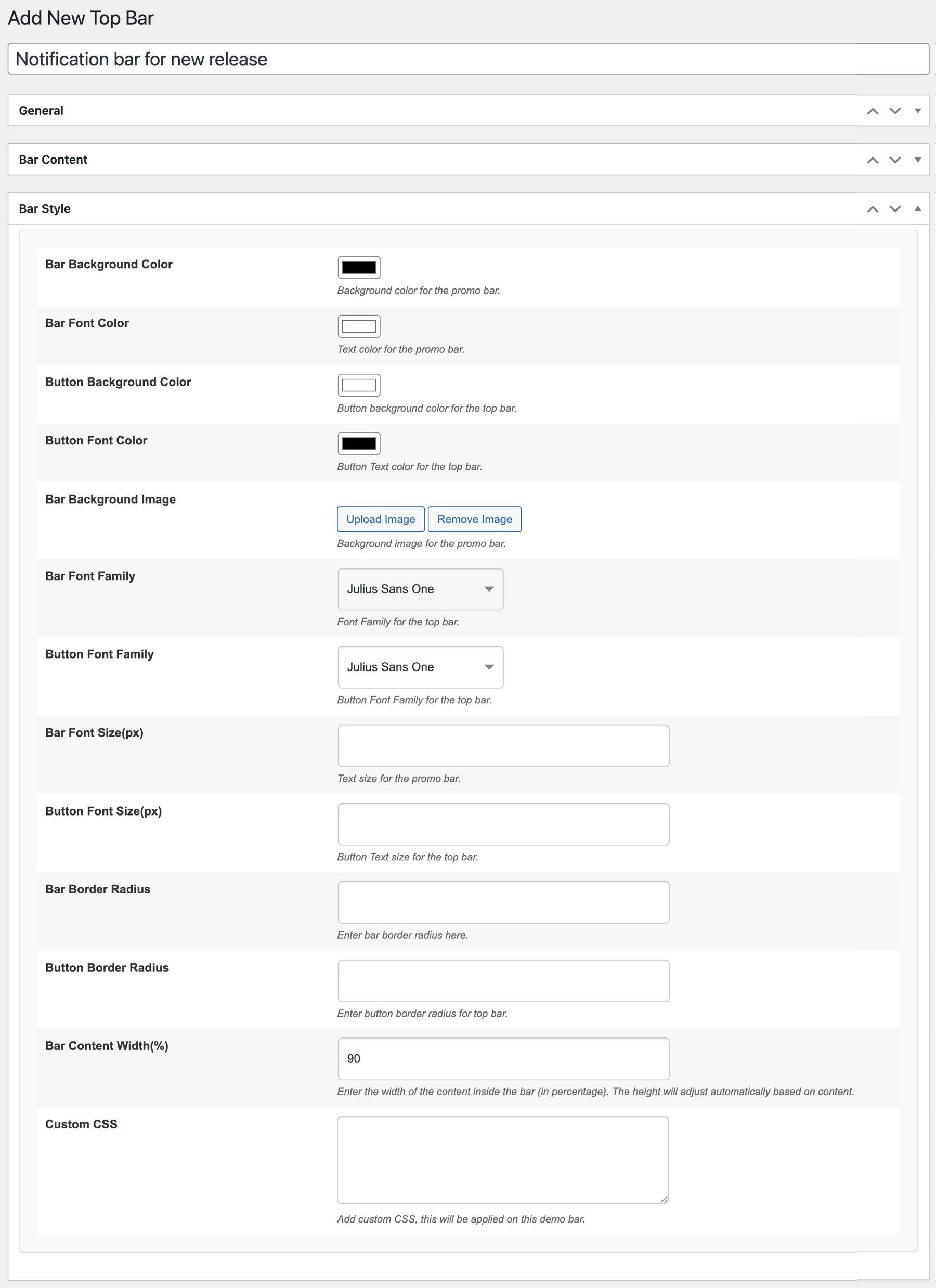 Top Bar WordPress & WooCommerce Plugin - Notification Bar