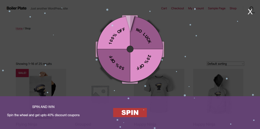 Spin Wheel Popup Documentation - WooCommerce