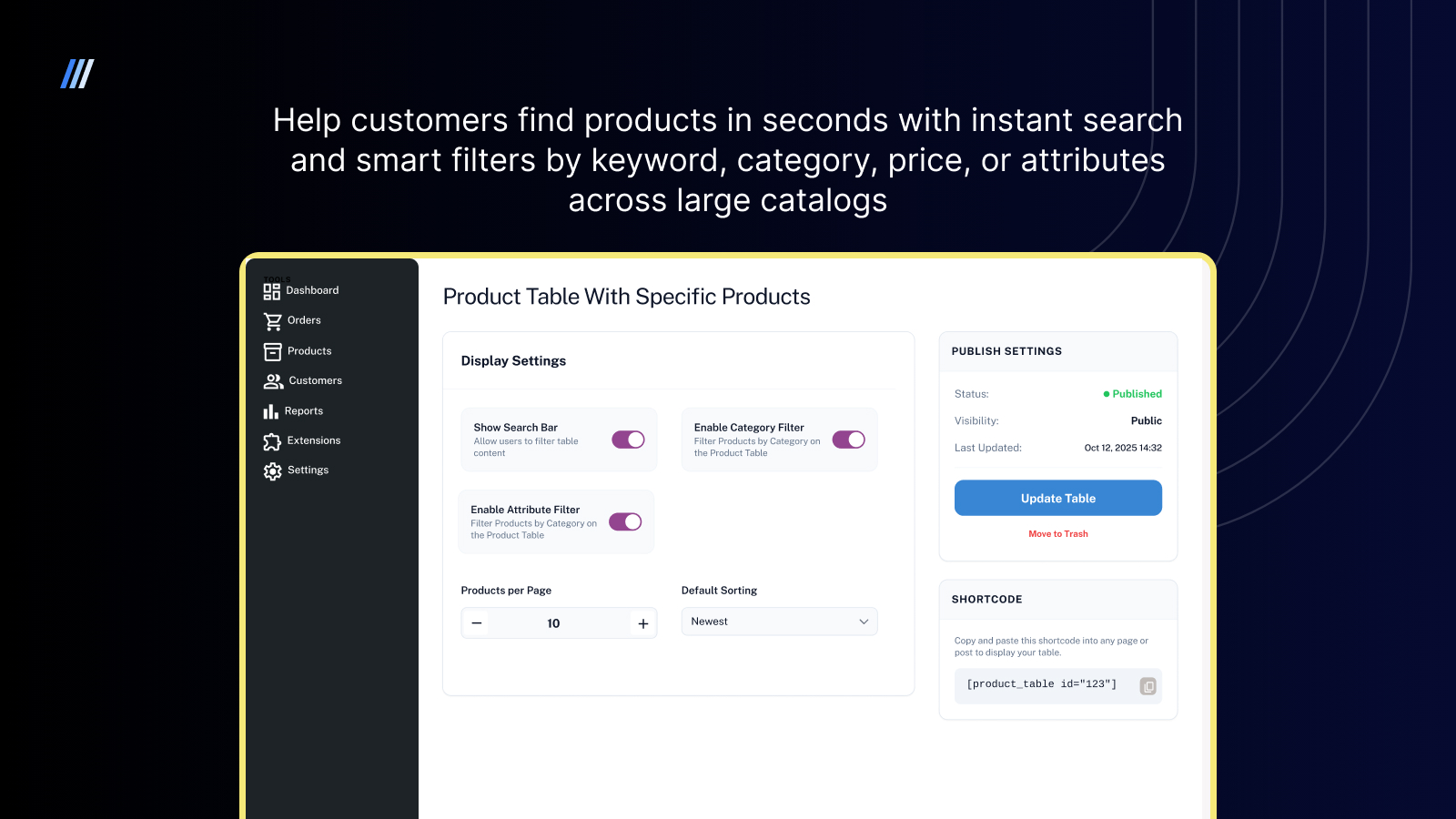 Extend B2B - Product Tables for WooCommerce - WooCommerce Marketplace