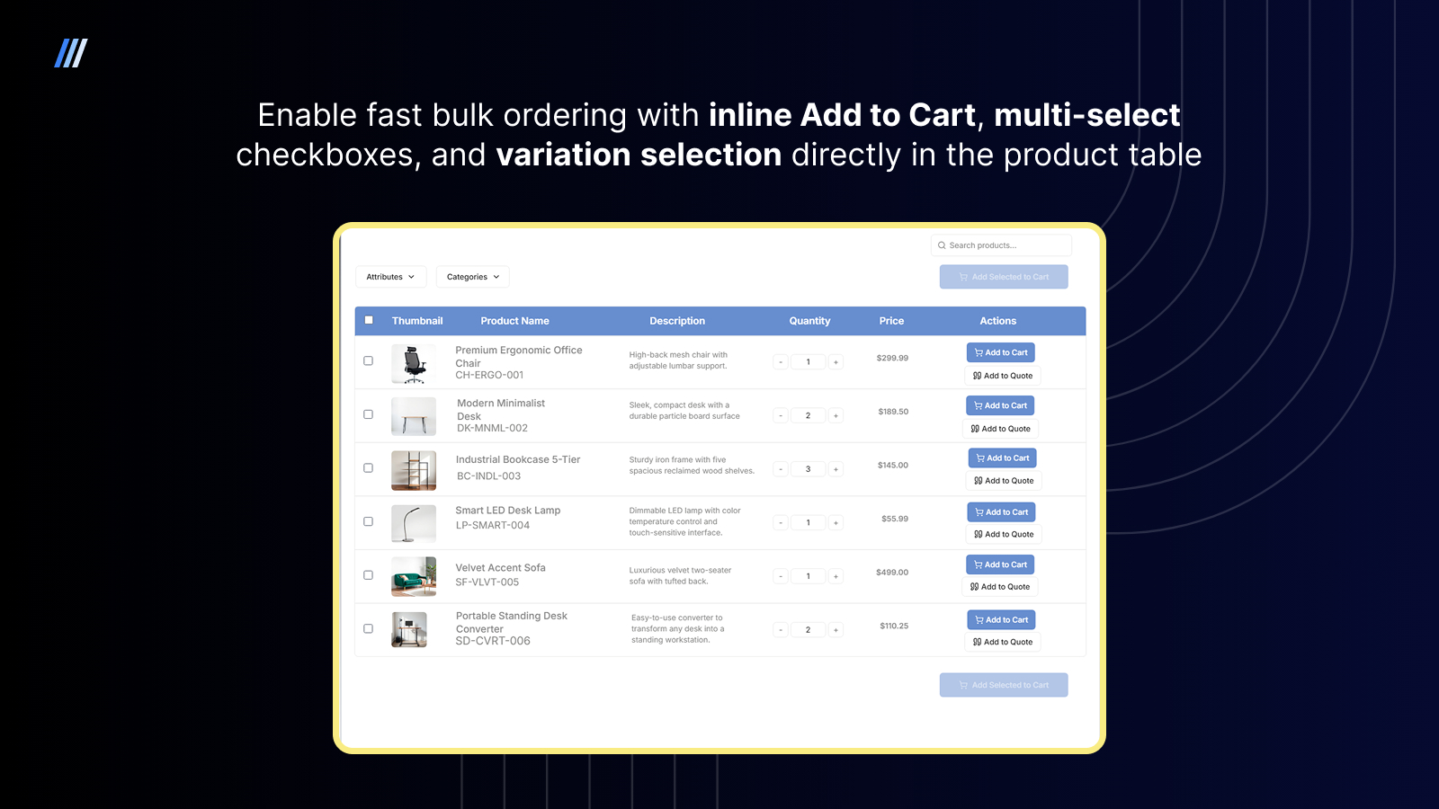 Extend B2B - Product Tables for WooCommerce - WooCommerce Marketplace
