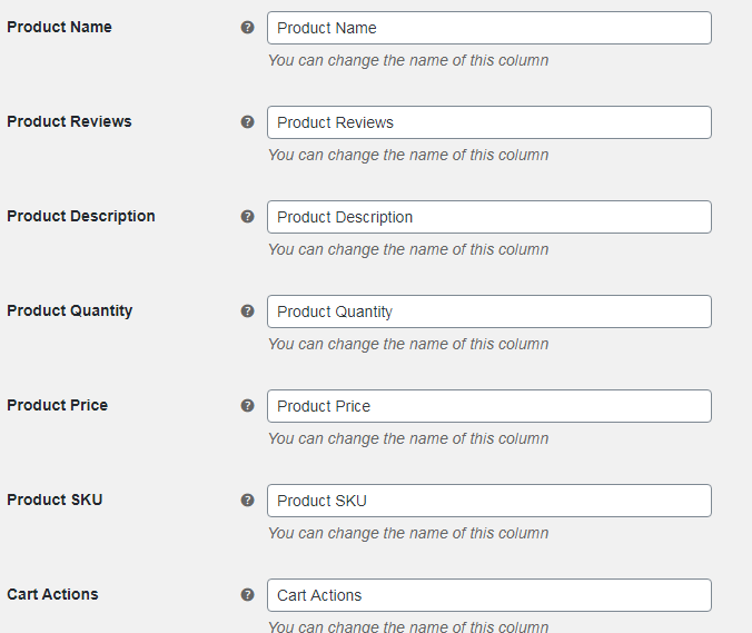 Product Tables for WooCommerce - WooCommerce