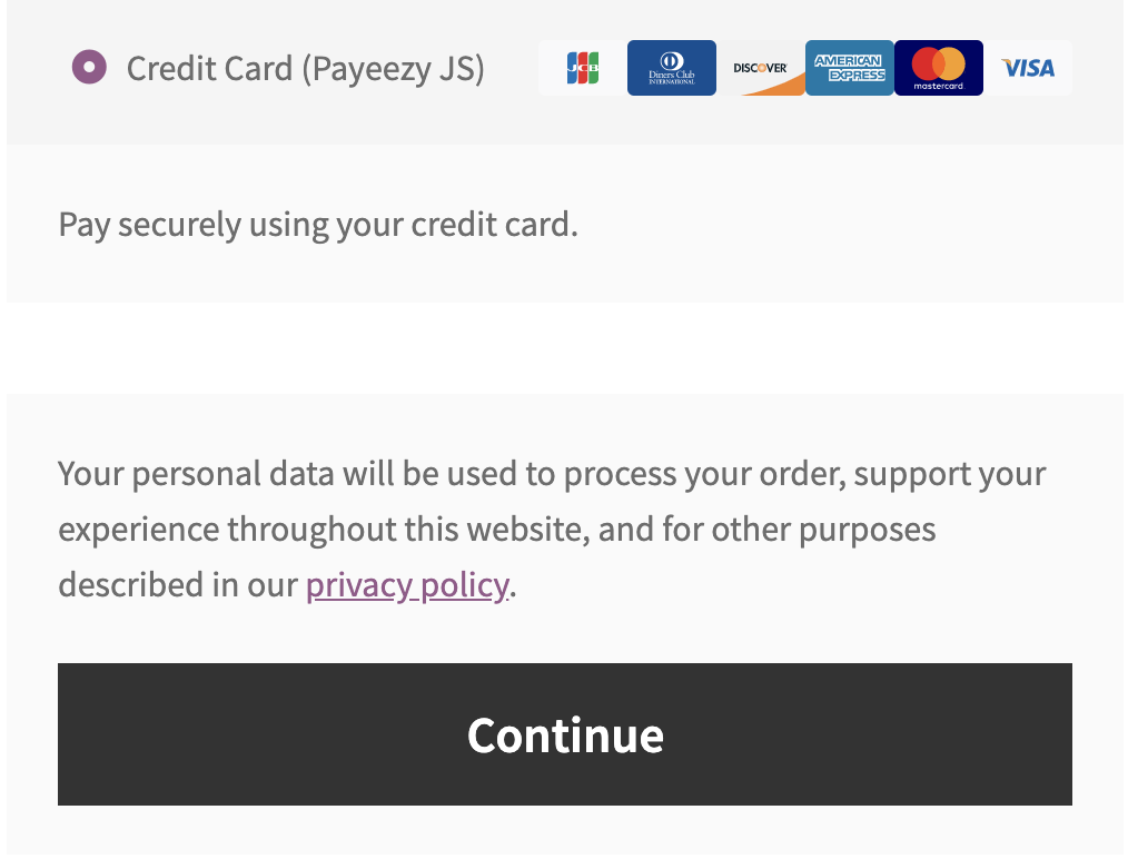 WooCommerce First Data Payeezy Documentation - WooCommerce