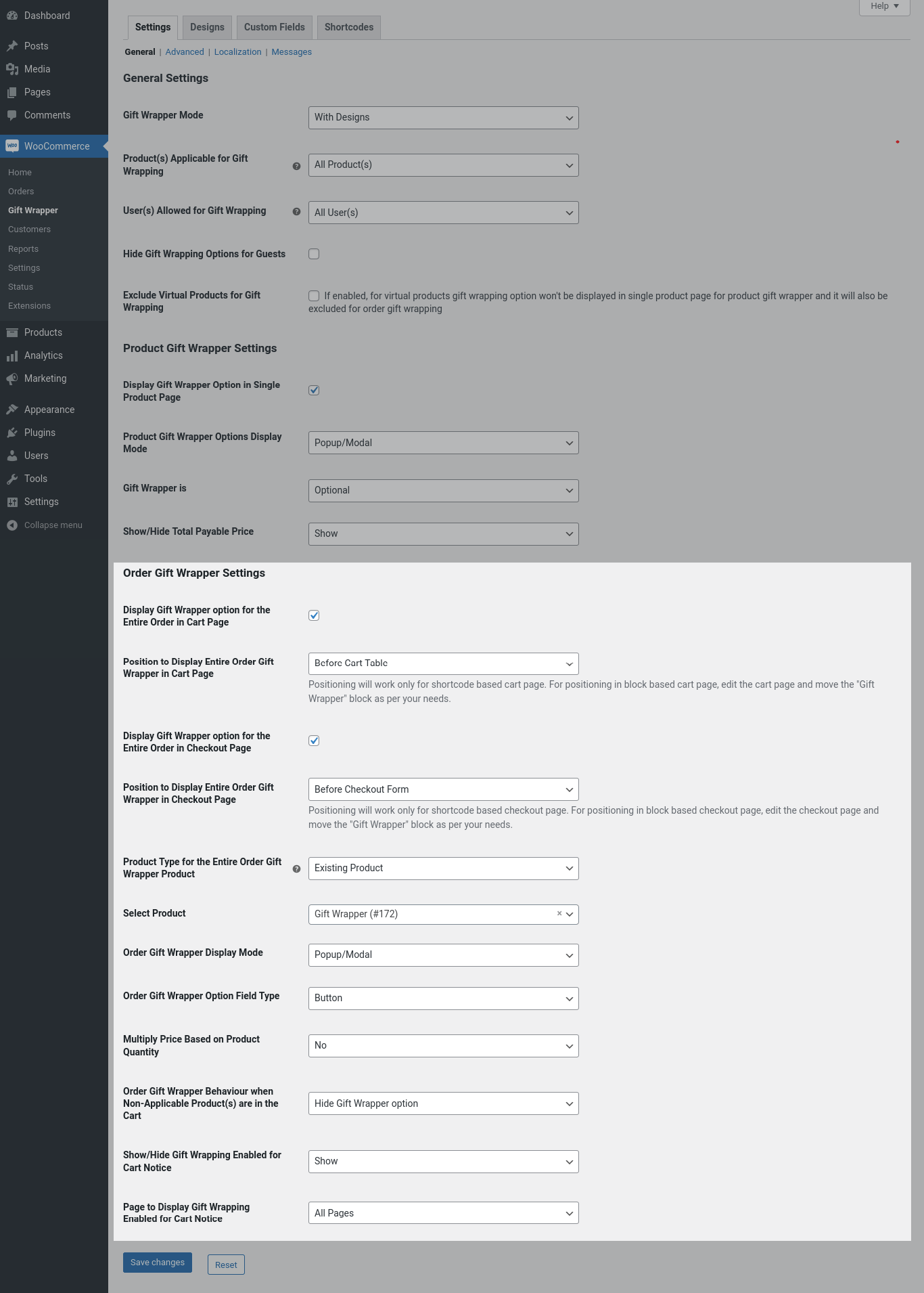 Gift Wrapper for WooCommerce Documentation - WooCommerce