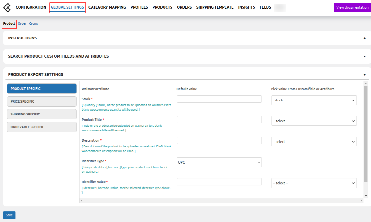 Walmart Integration For WooCommerce