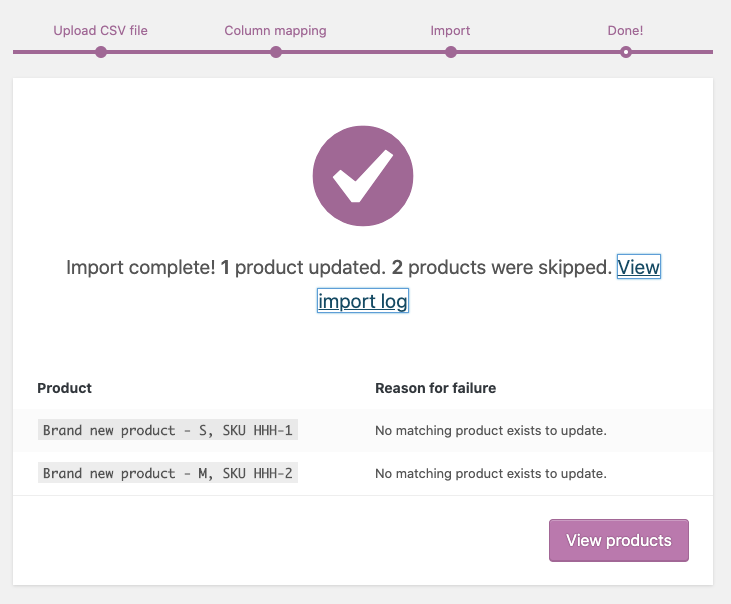 Product CSV Importer and Exporter Documentation - WooCommerce