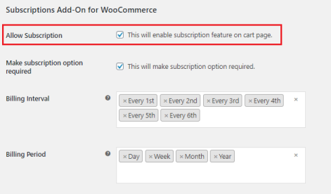 Subscriptions Add-On for WooCommerce Documentation - WooCommerce