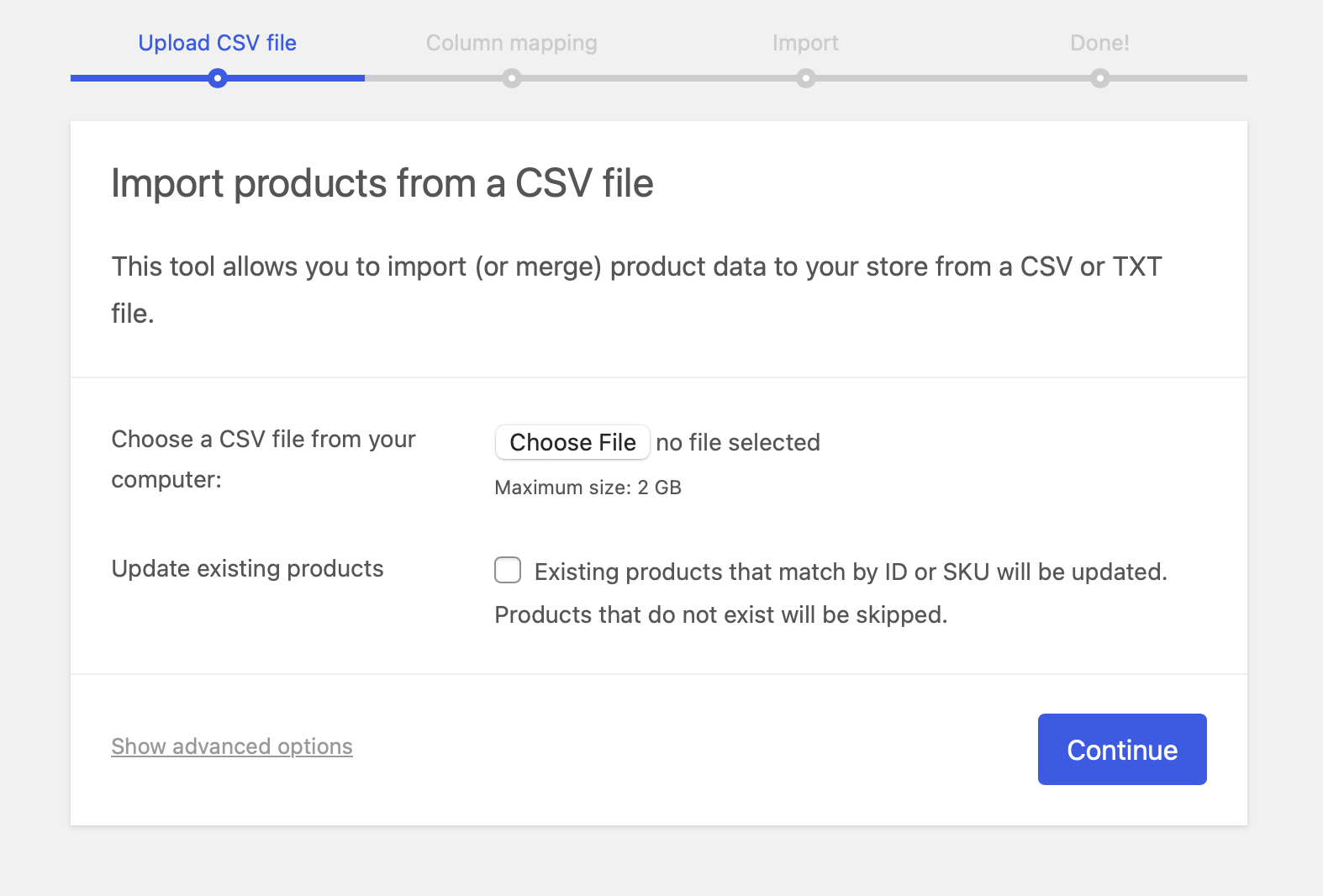 Product CSV Importer and Exporter Documentation - WooCommerce