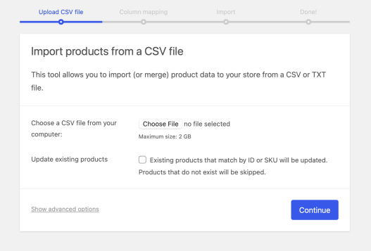 Product CSV Importer and Exporter Documentation - WooCommerce