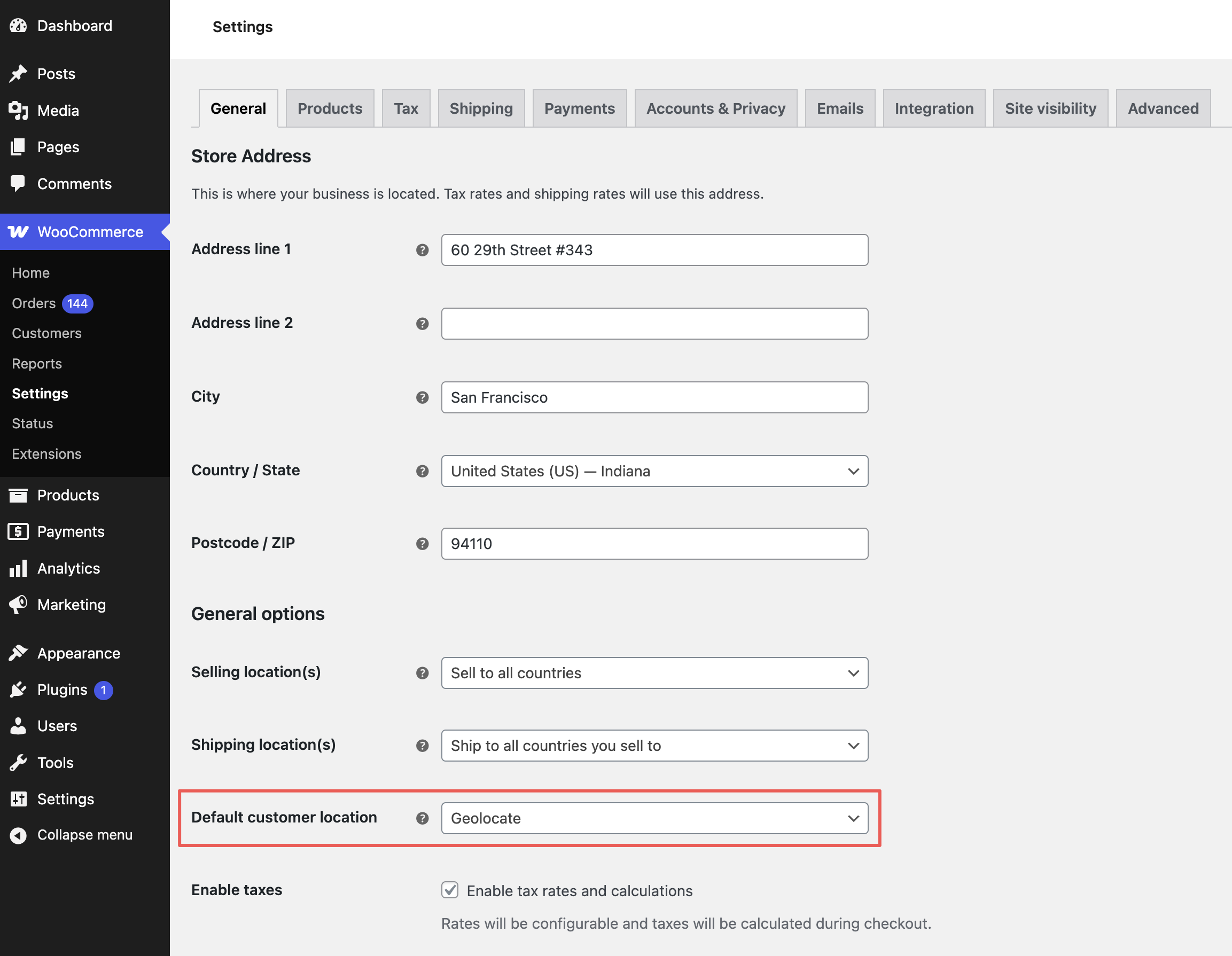 MaxMind geolocation integration Documentation - WooCommerce