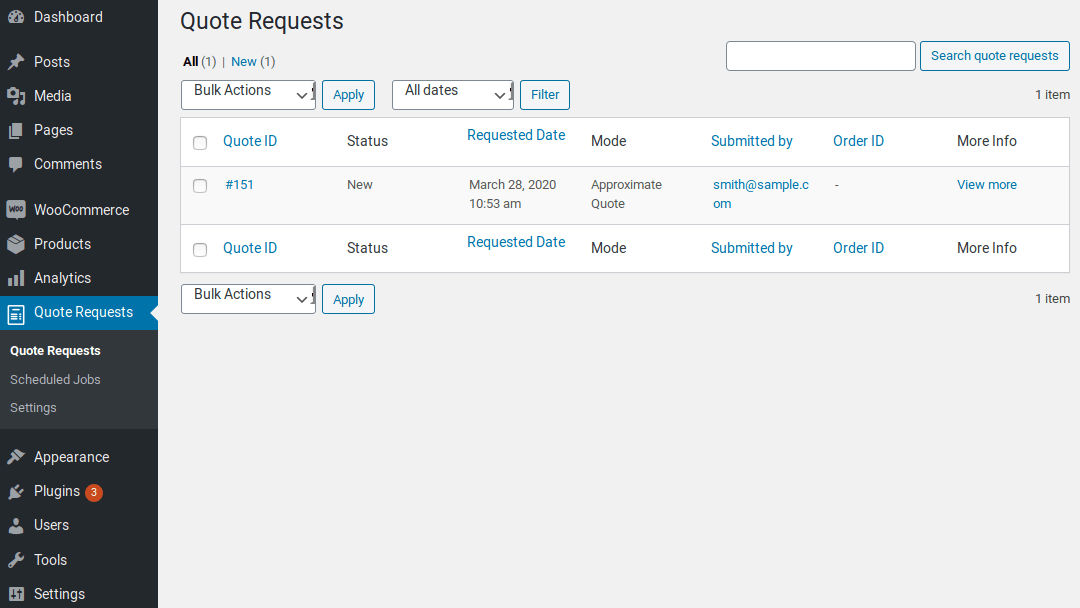 Quote Request for WooCommerce – Request a Quote and Negotiate Product Price