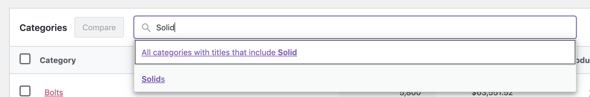 Categories Report Documentation - WooCommerce