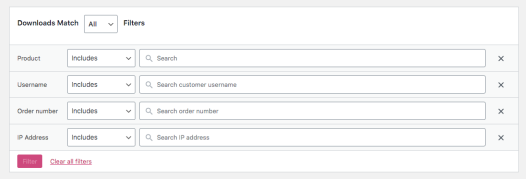 Downloads Report Documentation - WooCommerce