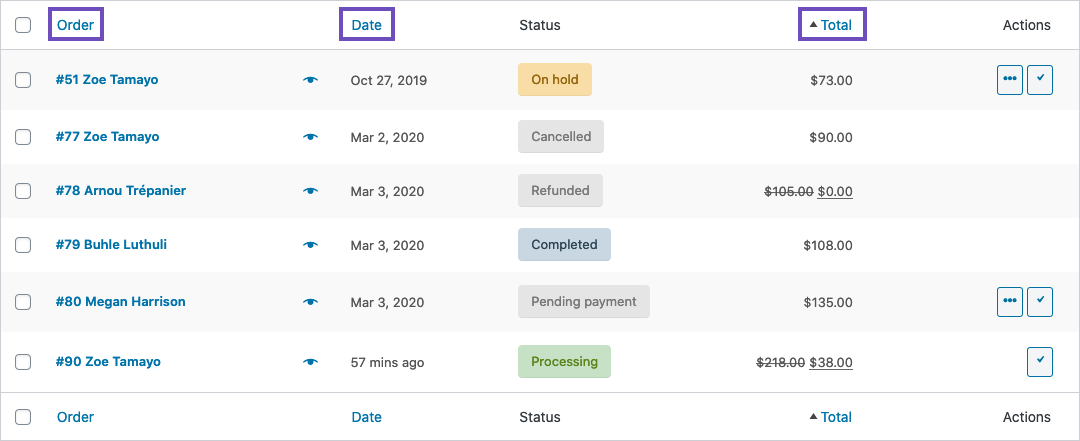 Orders Overview and Bulk Order Management Documentation - WooCommerce