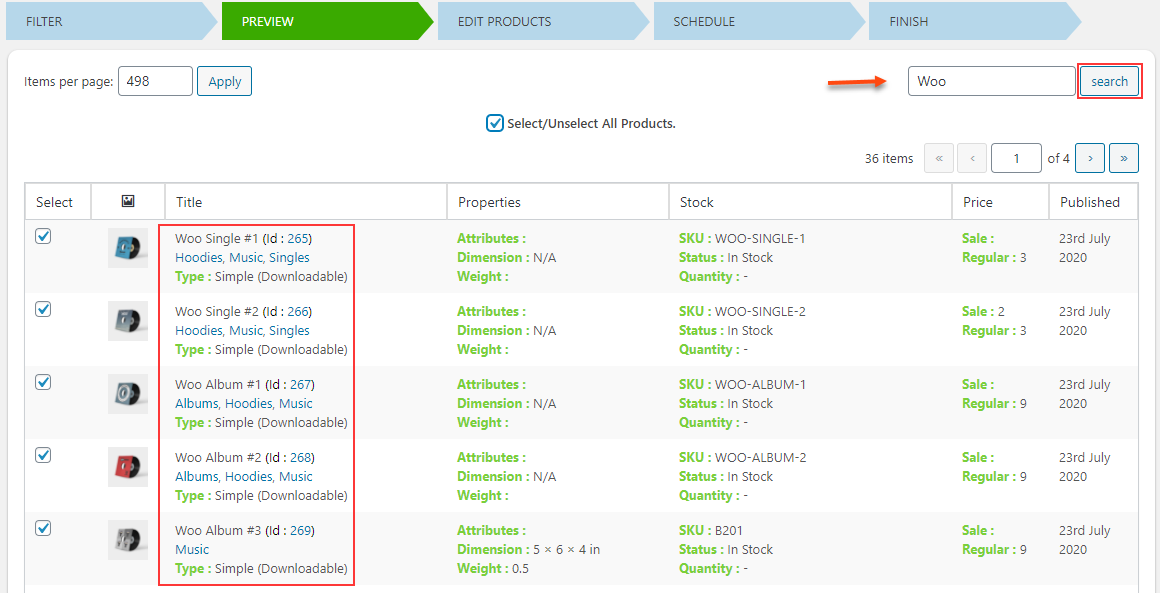 Bulk Edit Products, Prices and Attributes - WooCommerce