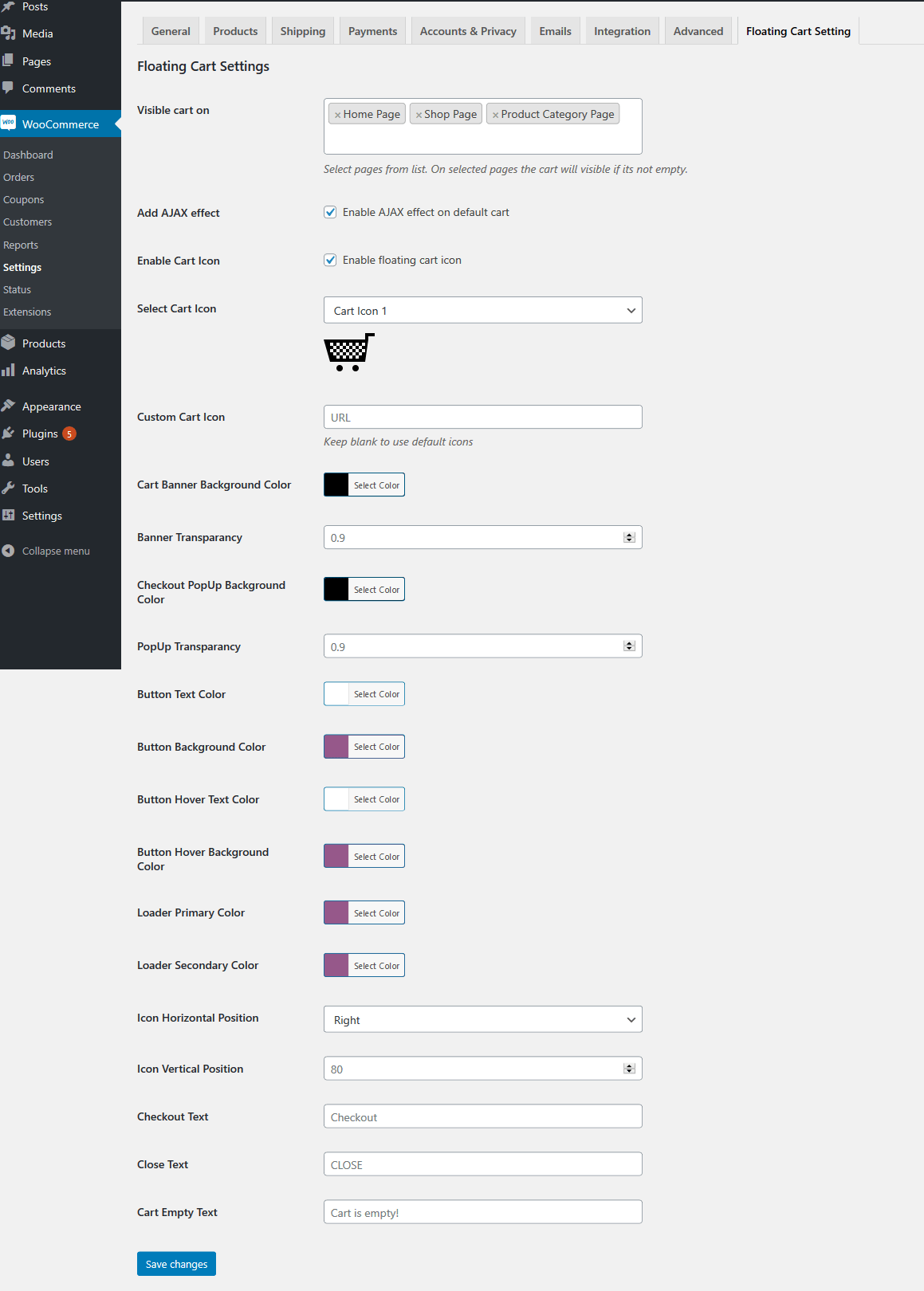 Floating Cart for WooCommerce Documentation - WooCommerce