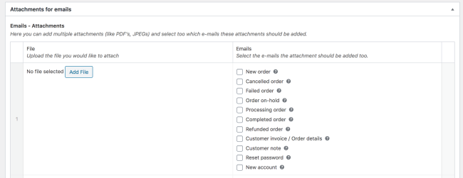 Multiple Email Attachments Documentation - WooCommerce