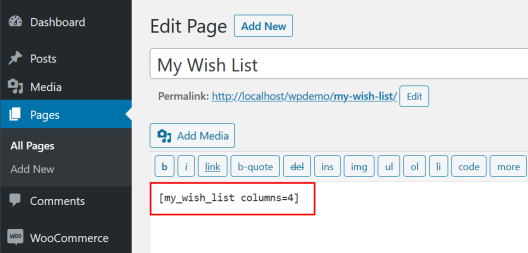 My Wish List for WooCommerce Documentation - WooCommerce