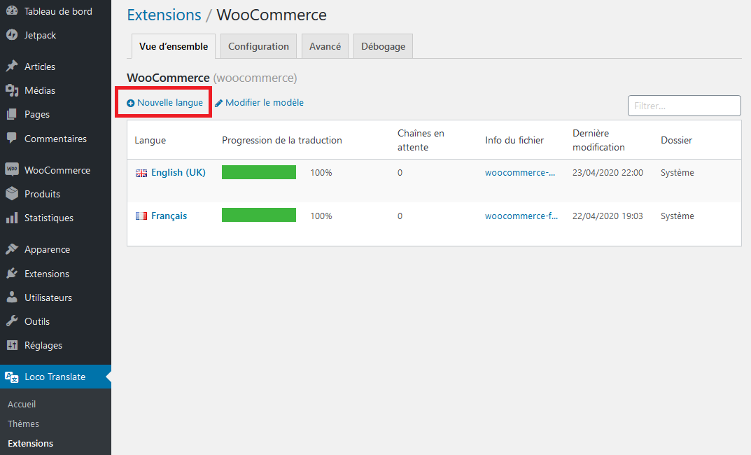 Traduction et localisation de WooCommerce Documentation - WooCommerce