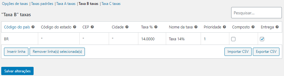 Como configurar as Taxas no WooCommerce Documentation - WooCommerce