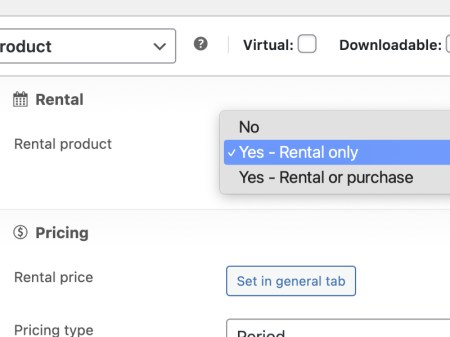 Rental Products - WooCommerce Marketplace