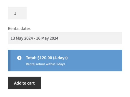 Rental Products - WooCommerce Marketplace