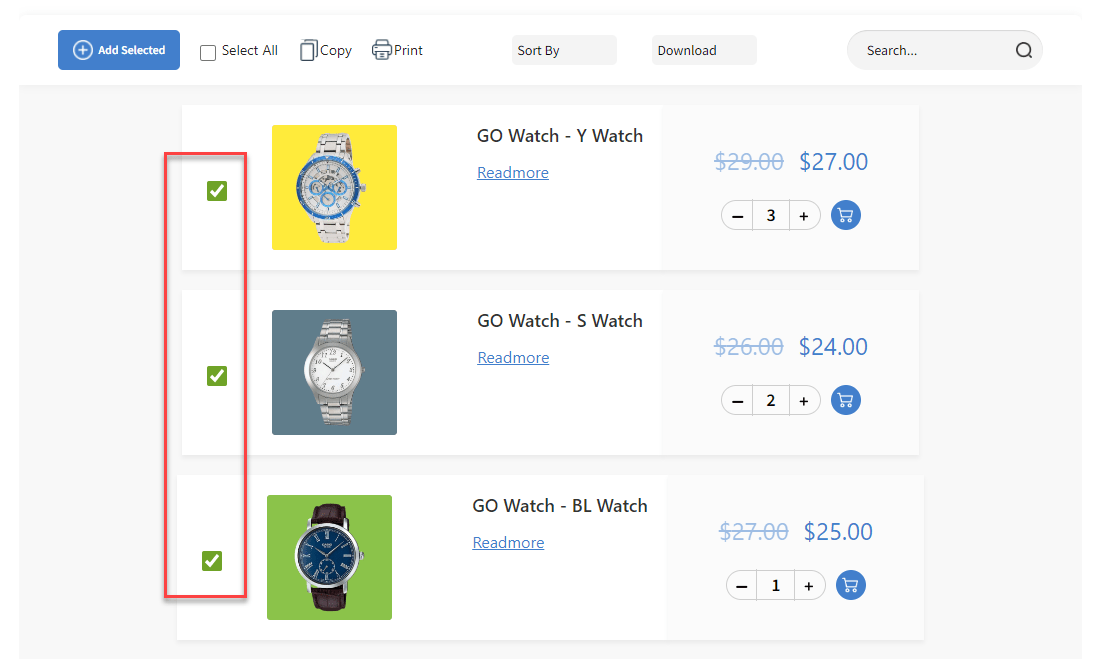 Product Variations Table - WooCommerce Marketplace