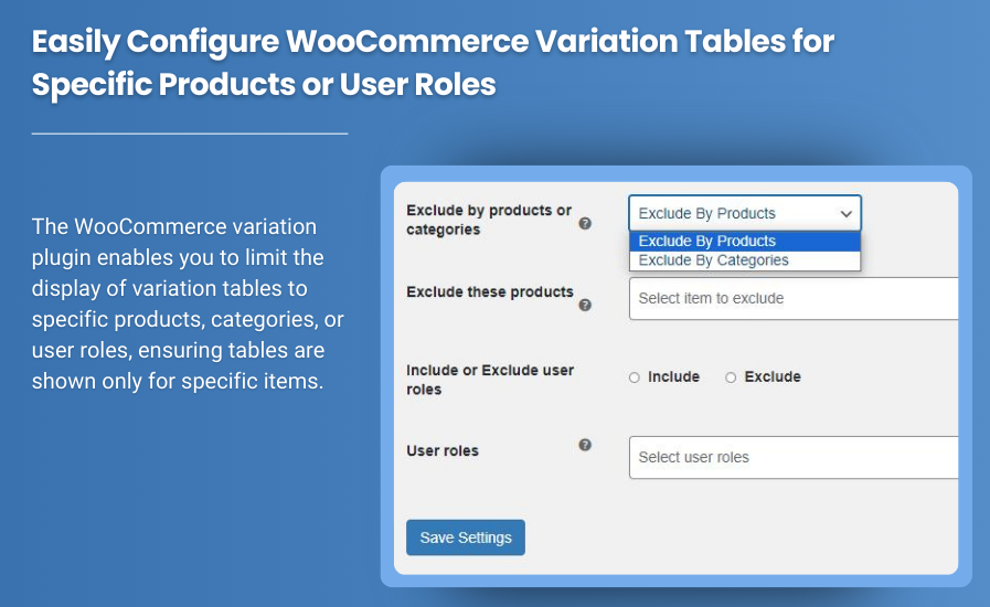 Woocommerce Product Variations Table Woo Marketplace