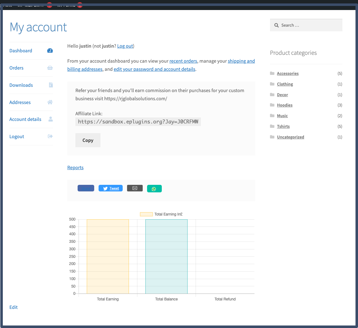 Affiliate Program for WooCommerce