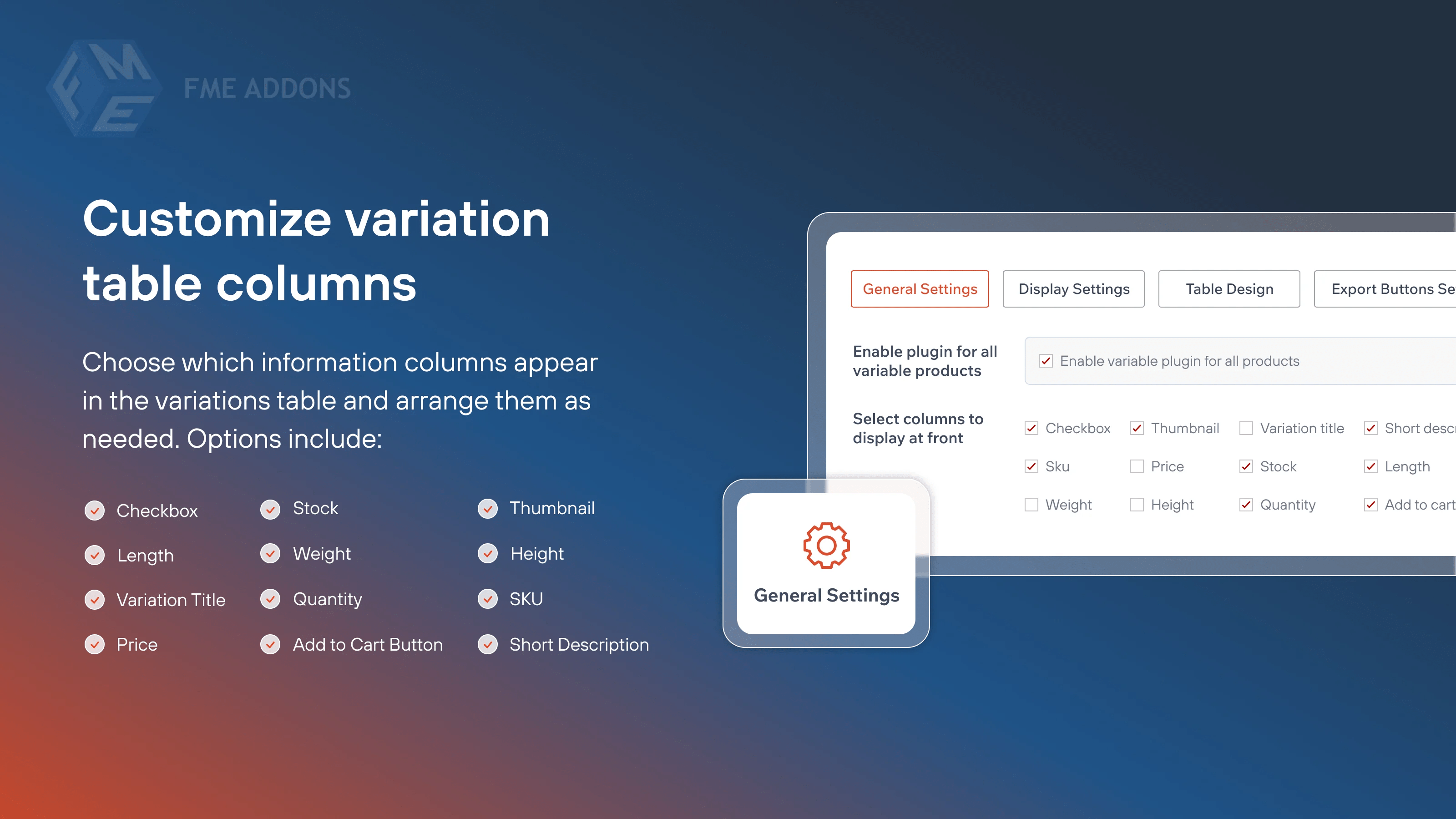 Product Variations Table - WooCommerce Marketplace