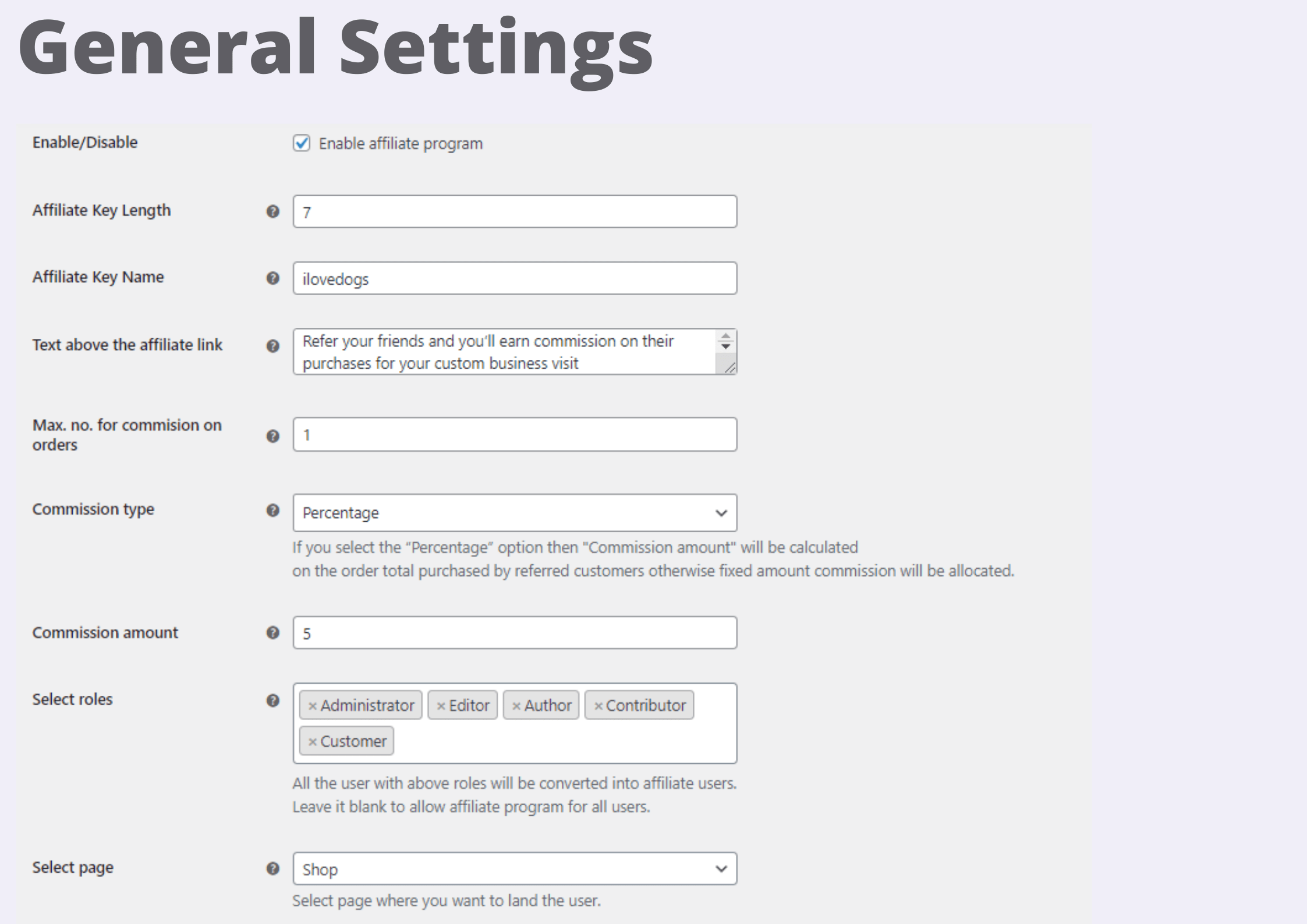 Affiliate Program for WooCommerce - WooCommerce