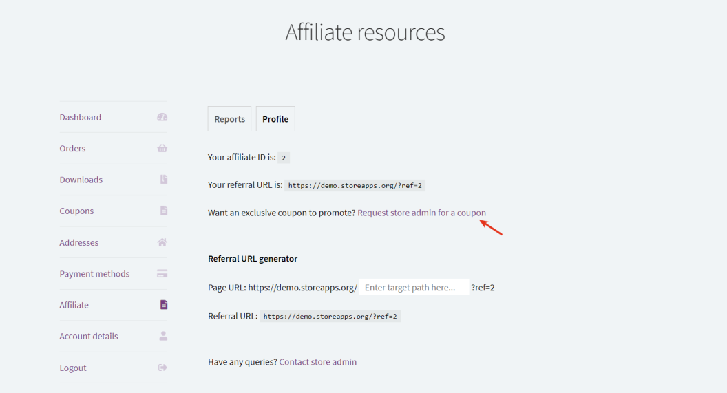How to create and assign coupons to affiliates - WooCommerce