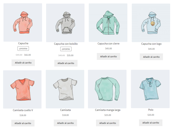 Shortcodes incluidos en WooCommerce Documentation - WooCommerce