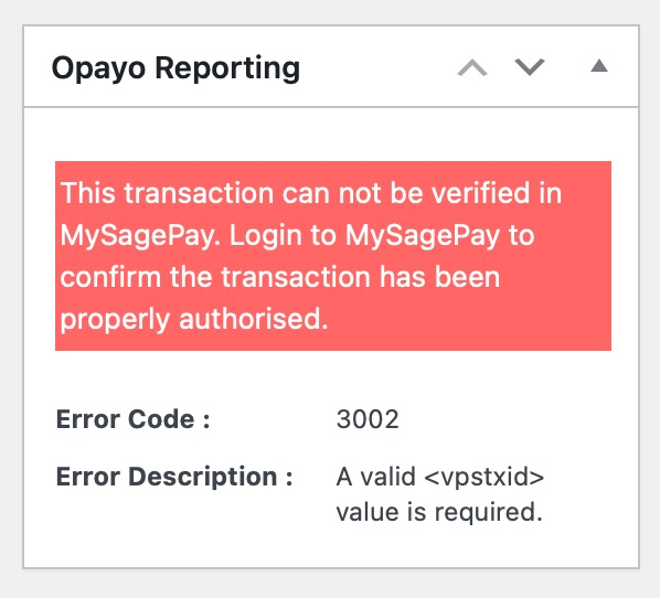 Opayo Reporting Setup Documentation - WooCommerce